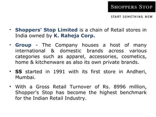 Shoppers Stop | PPT