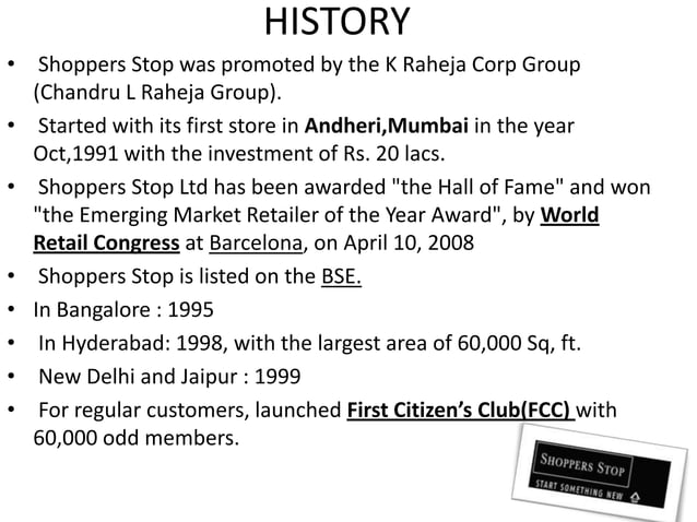 Shoppers Stop | PPT