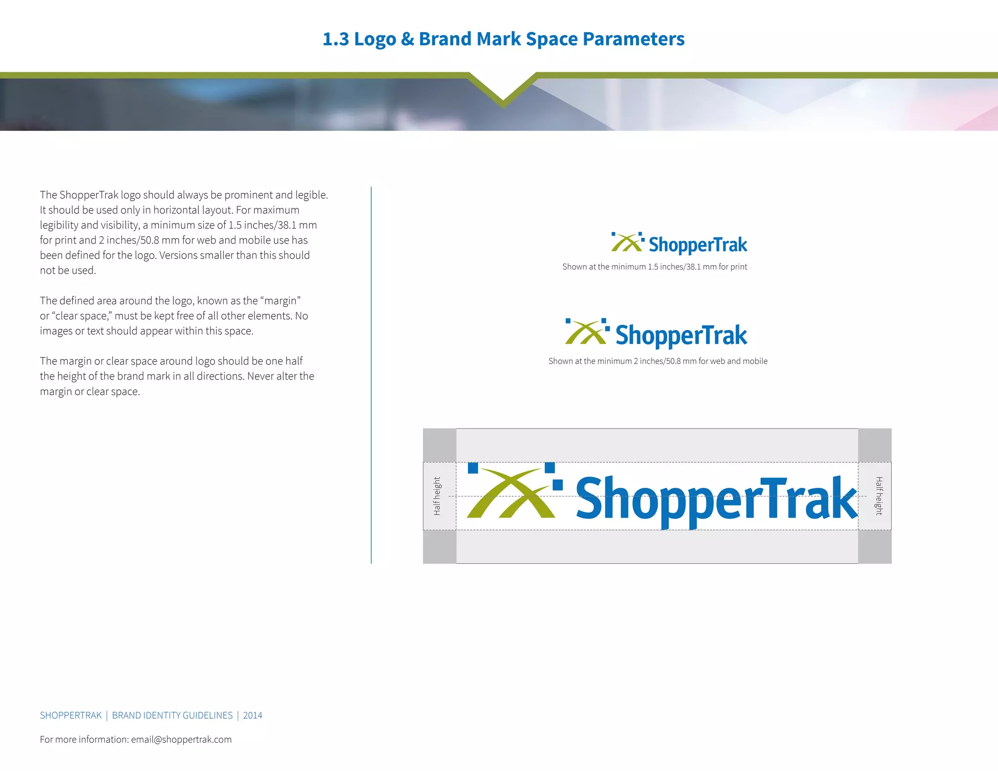ShopperTrak brand guidelines | PPT