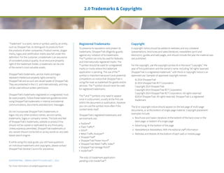 ShopperTrak brand guidelines | PPT