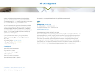 ShopperTrak brand guidelines | PPT