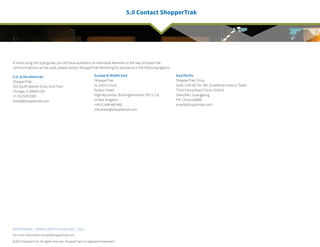 ShopperTrak brand guidelines | PPT