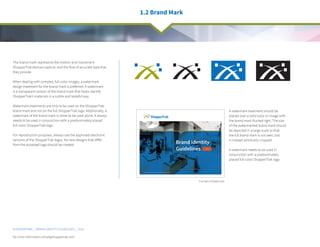 ShopperTrak brand guidelines | PPT