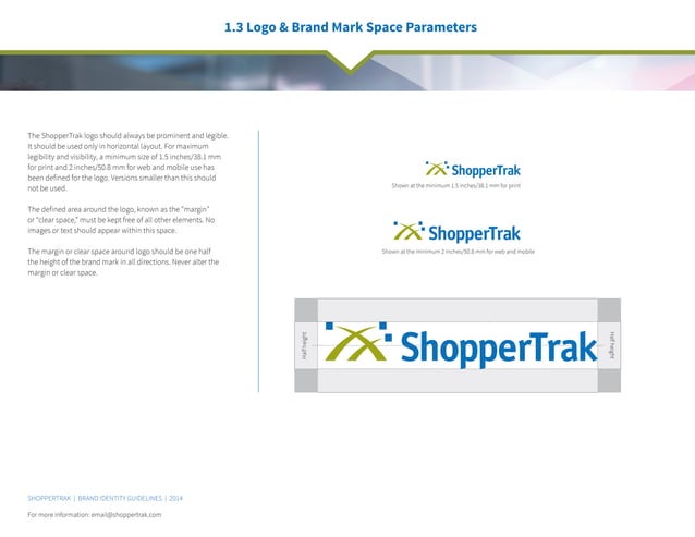ShopperTrak brand guidelines | PPT