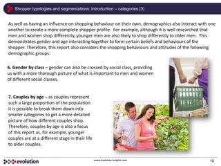 Shopper typologies and segmentation 2012 sample extract | PPT