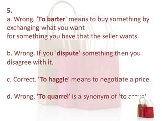 Shopping | PPT