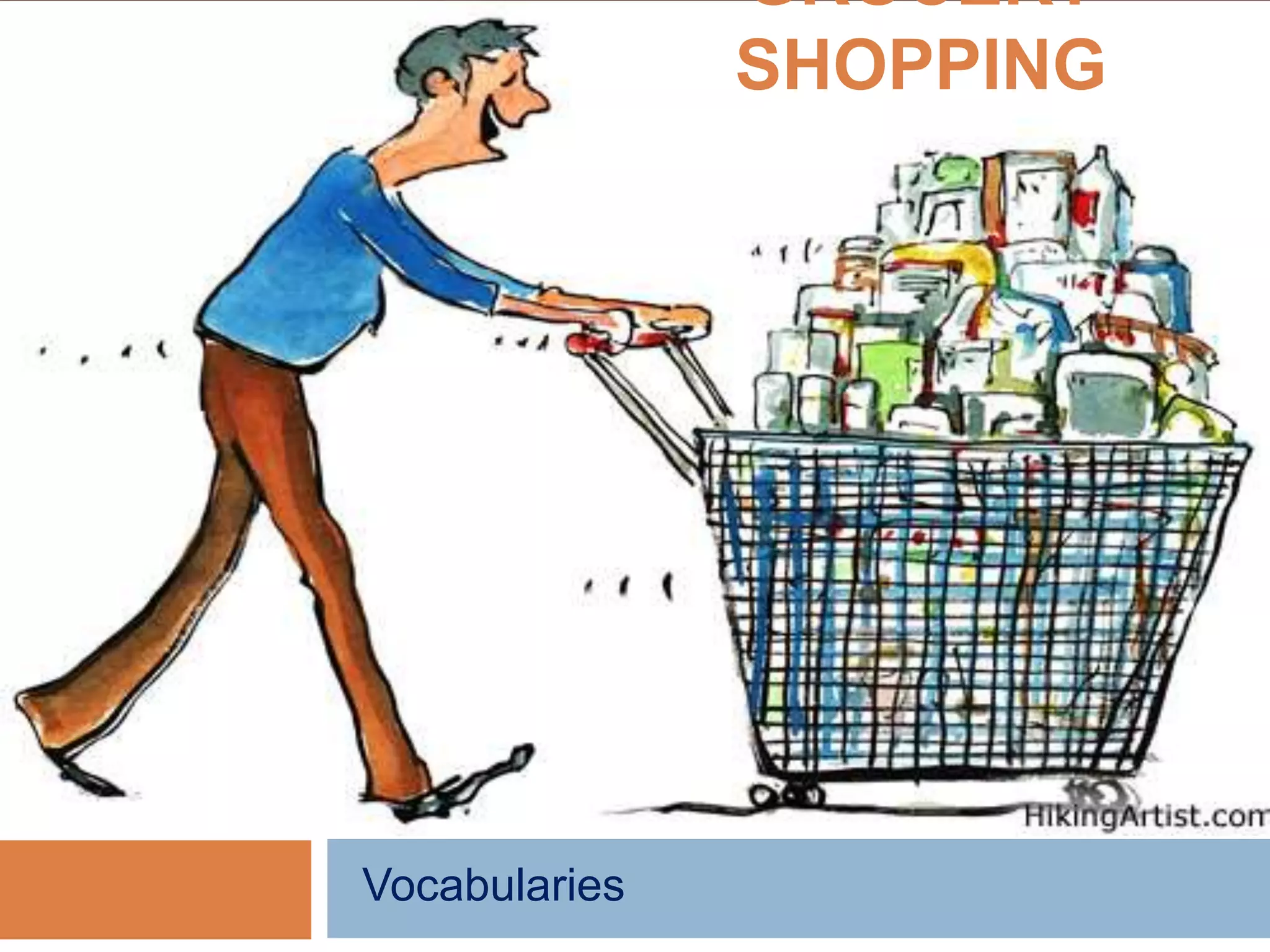 ESL - Grocery shopping - vocabularies | PPT