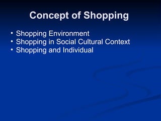 Shopping behaviour | PPT