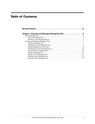 Shopping cart ARIBA | PDF