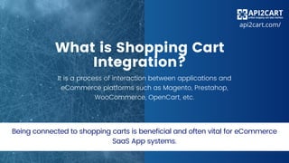 Shopping Cart Integration: Make Your SaaS App Thrive | PPT