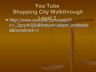 Shopping city | PPT
