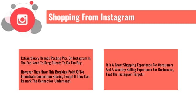 Shopping from instagram | PPTX