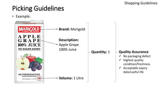 Shopping Guidelines | PPTX | Grocery Shopping | Shopping
