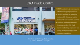 Shopping in Maldives | PPTX | Holiday Shopping | Shopping