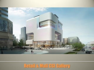Shopping malls and retail spaces architectural cgi gallery | PPT