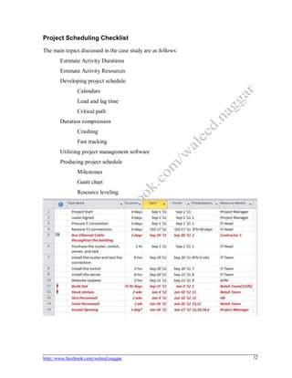 Shopping World - A Project Planning Case | PDF