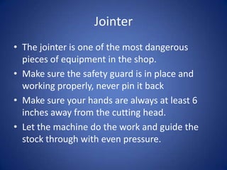 Shop safety | PPTX