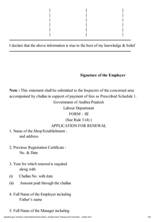 Shops and establishment | PDF