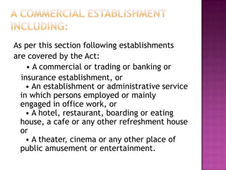 “Shops and establishments” Registration | PPTX