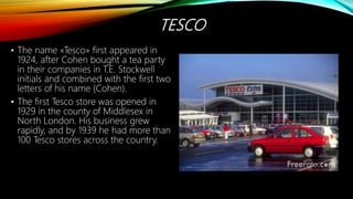 Shops in britain | PPT