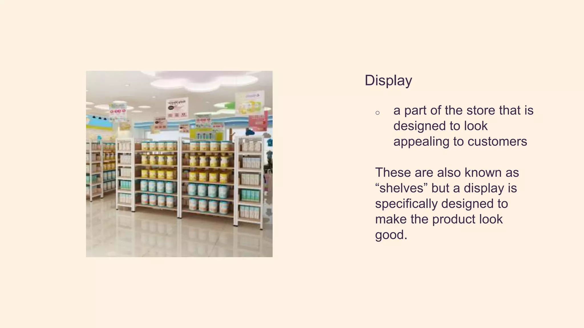 Vocabulary for Describing Shops [IELTS Speaking] | PPTX