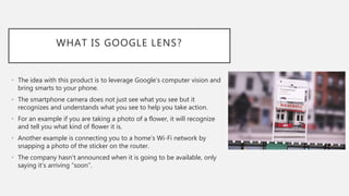 Google Lens | PPTX
