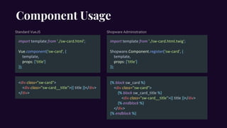 Technical Preview: The New Shopware Admin | PPT