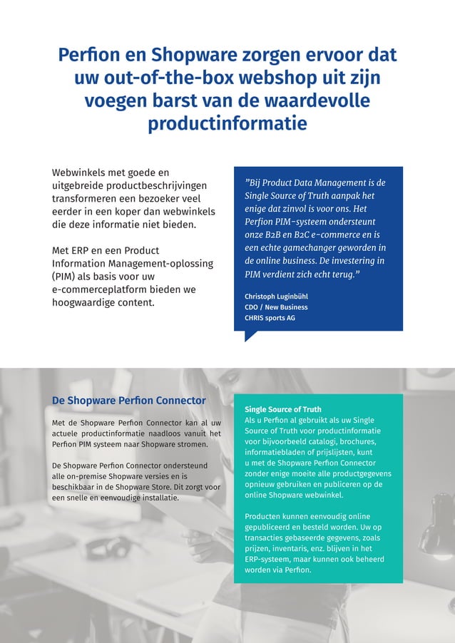 Perfion PIM en Shopware | PDF