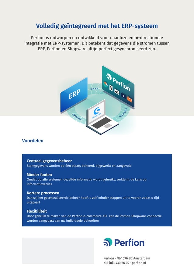 Perfion PIM en Shopware | PDF