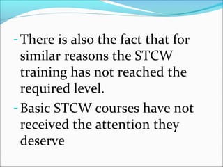 Shore based training for seafarers | PPT