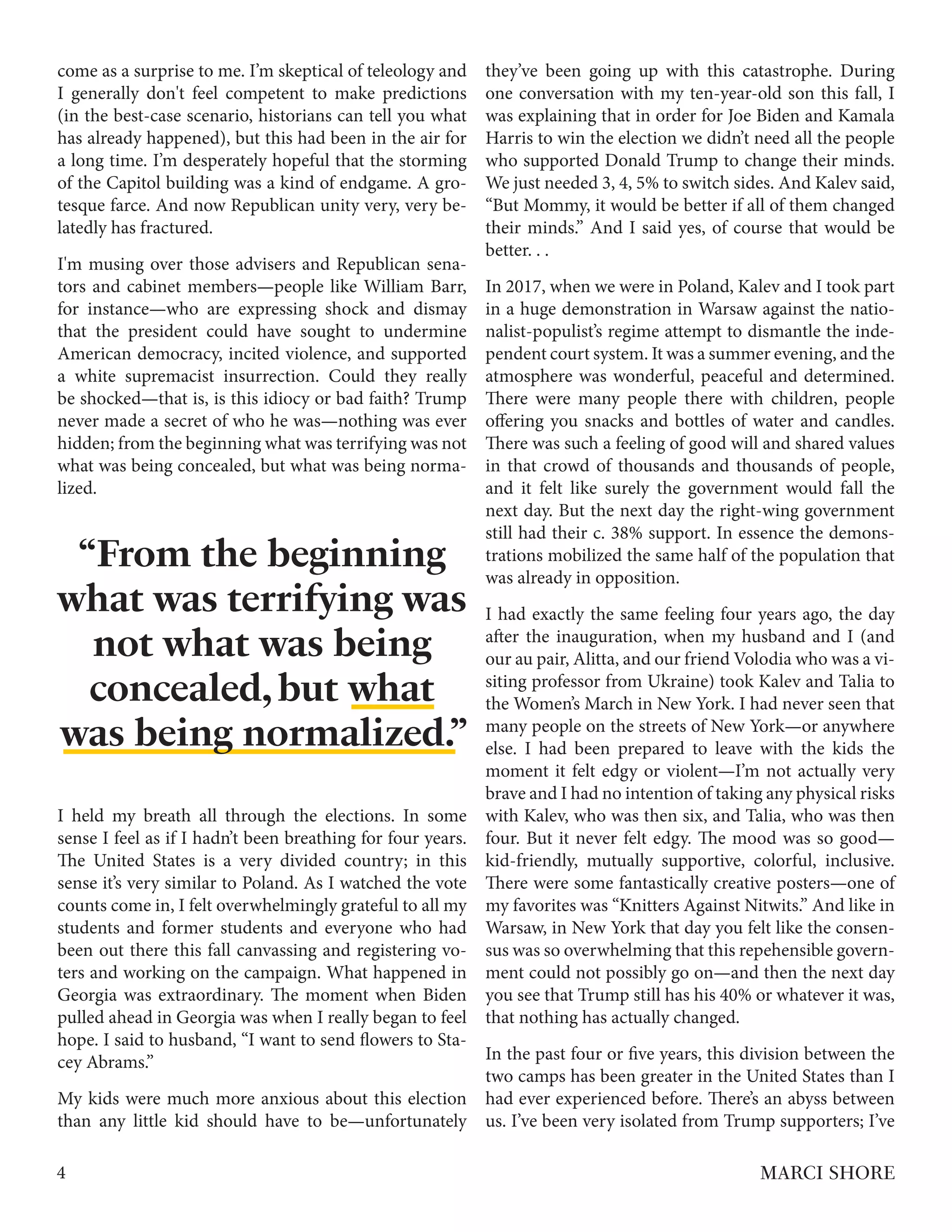 History of the Present: An Interview with Marci Shore | PDF