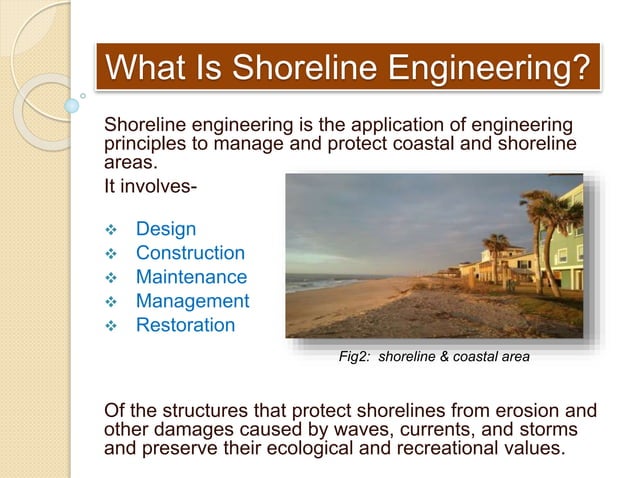 Shoreline Engineering and their consideration.pptx | Beach Travel ...