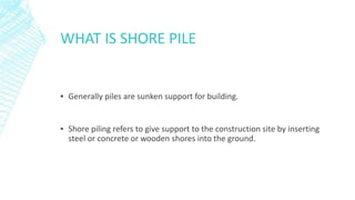 Shore pile | PDF