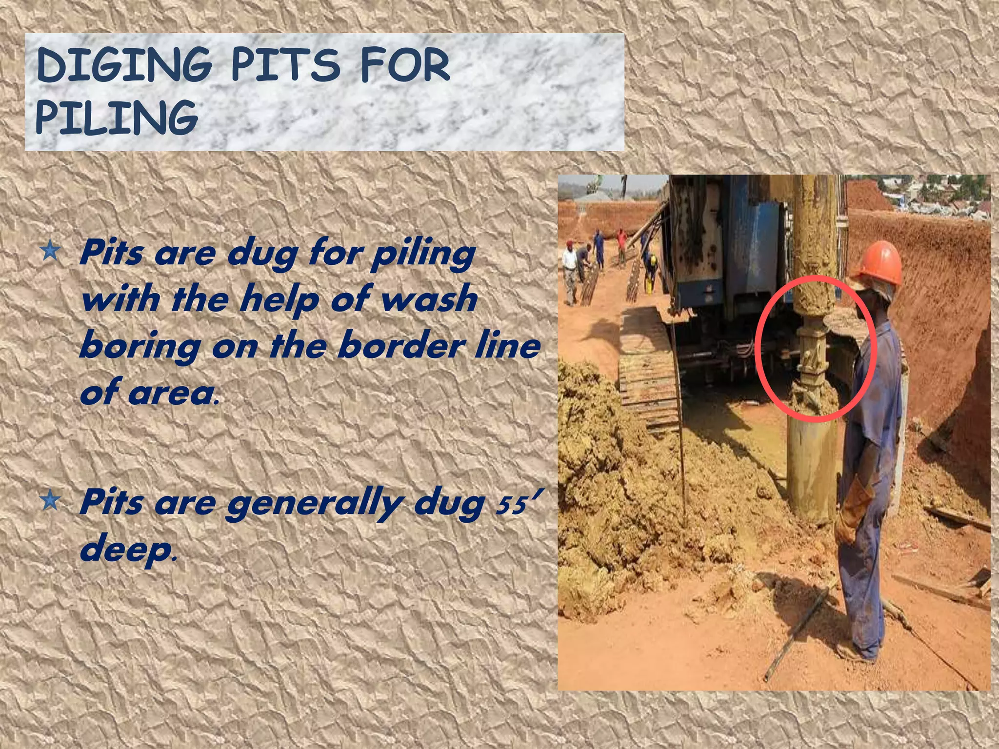 Shore pile construction | PPTX