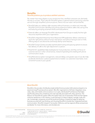 ShoreTel in Manufacturing | PDF