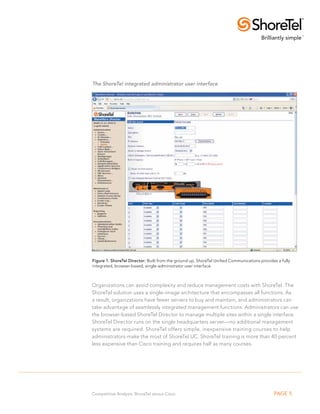 Shore Tel Vs Cisco | PDF