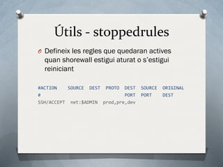 Introducció a Shorewall | PPT