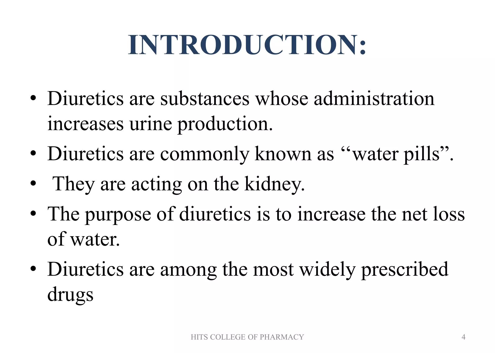 Diuretics (shoriful) | PPTX