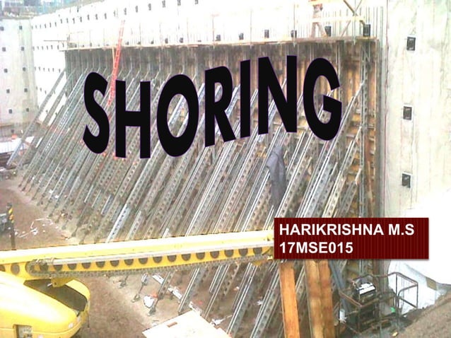 Shoring | PPTX