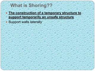 Shoring | PPTX