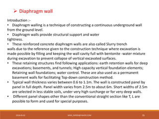 Shoring system and Dewatering | PDF