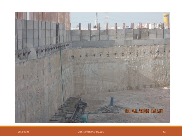 Shoring system and Dewatering | PDF