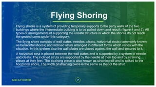 Shoring & underpinning | PPTX