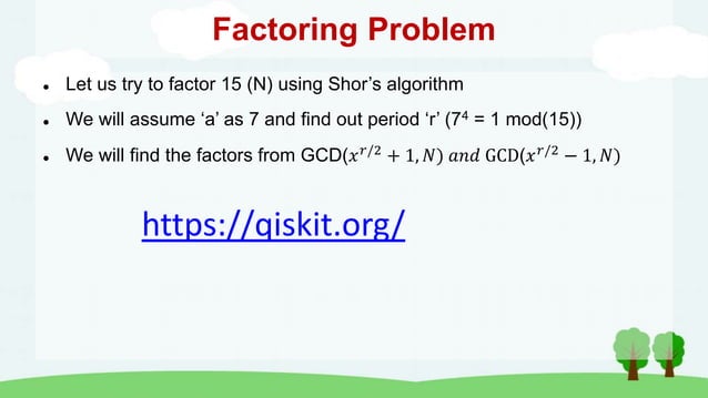 Shors'algorithm simplified.pptx | Physics | Science