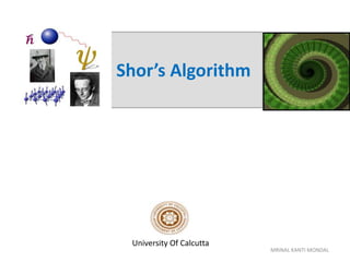 Shor’s algorithm the ppt | PPTX