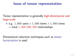 Generalization of Tensor Factorization and Applications | PDF
