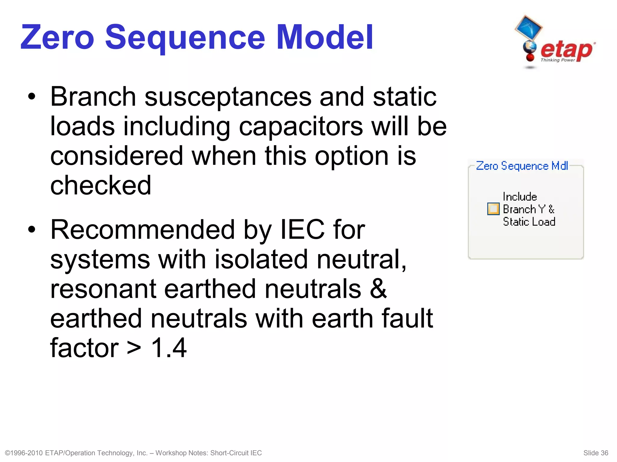 ETAP - Short circuit analysis iec standard | PDF