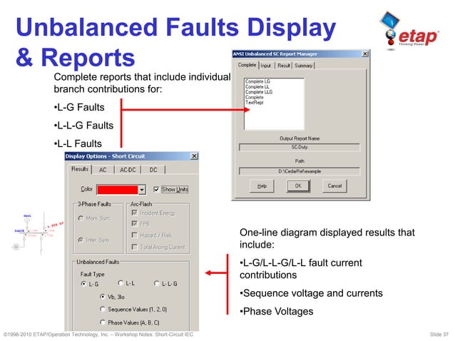 ETAP - Short circuit analysis iec standard | PDF | Technology & Computing