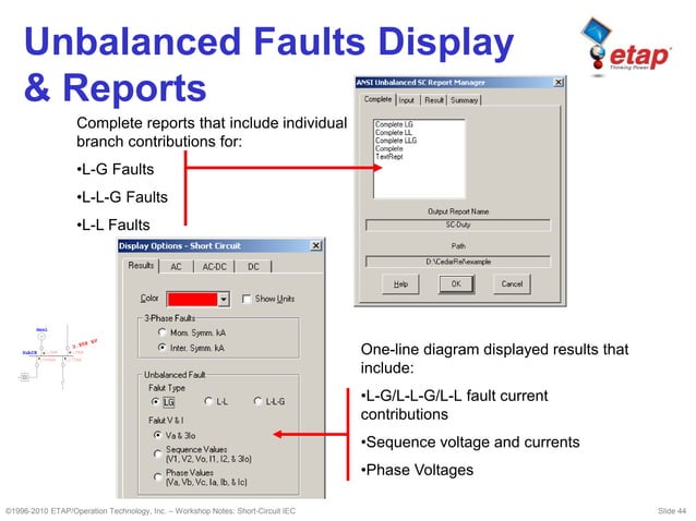 ETAP - Short circuit analysis iec standard | PDF | Technology & Computing