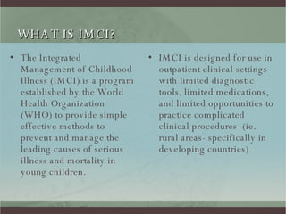 IMCI | PPT